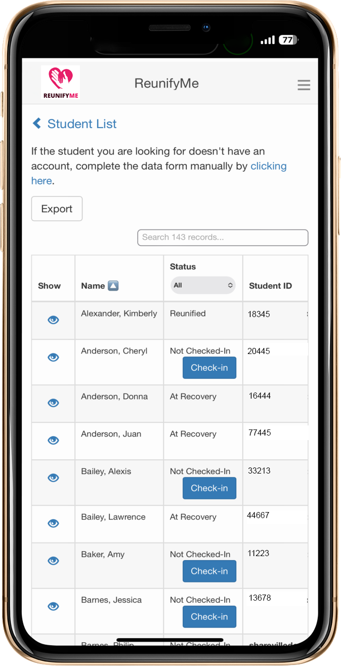 ReunifyMe – Making family reunification faster for schools